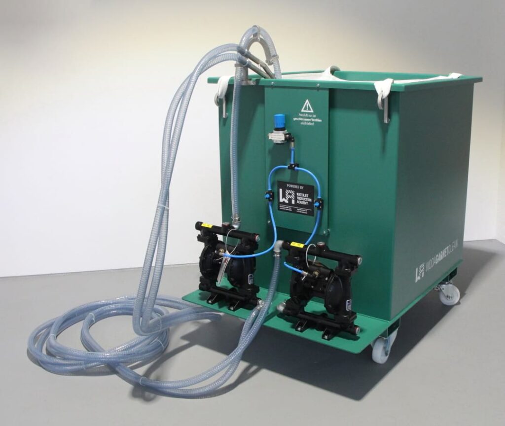 Waterjet Abrasive Removal WodaGarnetClean - Waterjet Abrasive Removal ...